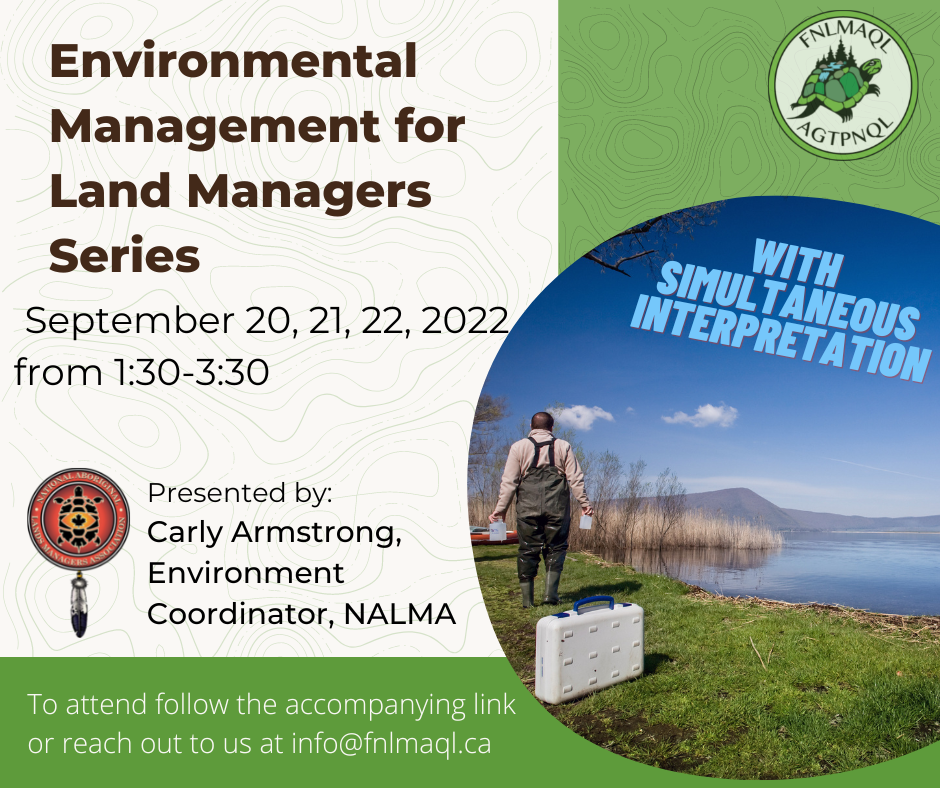 First Nation Lands Management for Quebec & Labrador